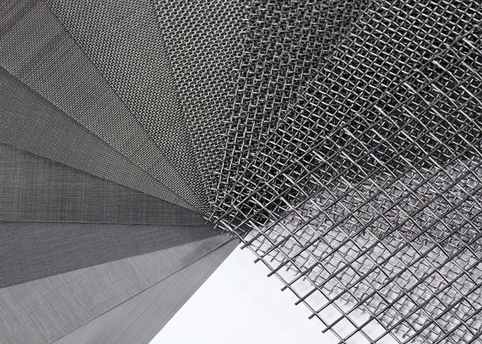 SS 316 304 Stainless Steel Wire Mesh / Woven Wire Mesh Panels Solvent ...