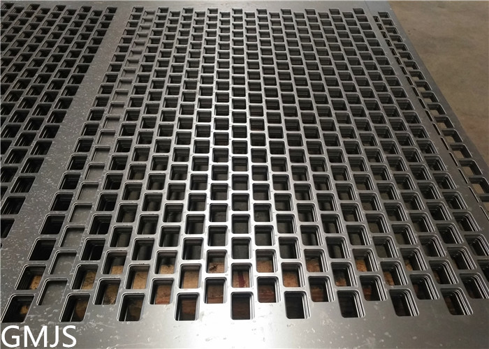 Rectangle Hole Perforated Metal Sheet For Shale Shaker Screen Lining Plate