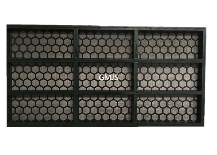 Black / Green Mi Swaco Shaker Screens Alkali Resistance Long Service Time